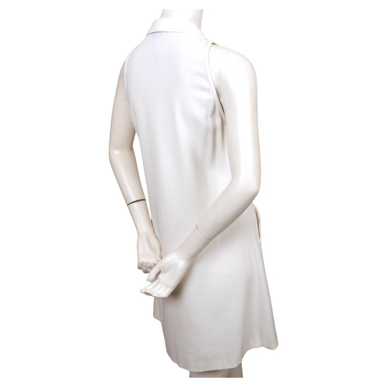 1994 TOM FORD for GUCCI ribbed dress with gold interlocking G buttons ...