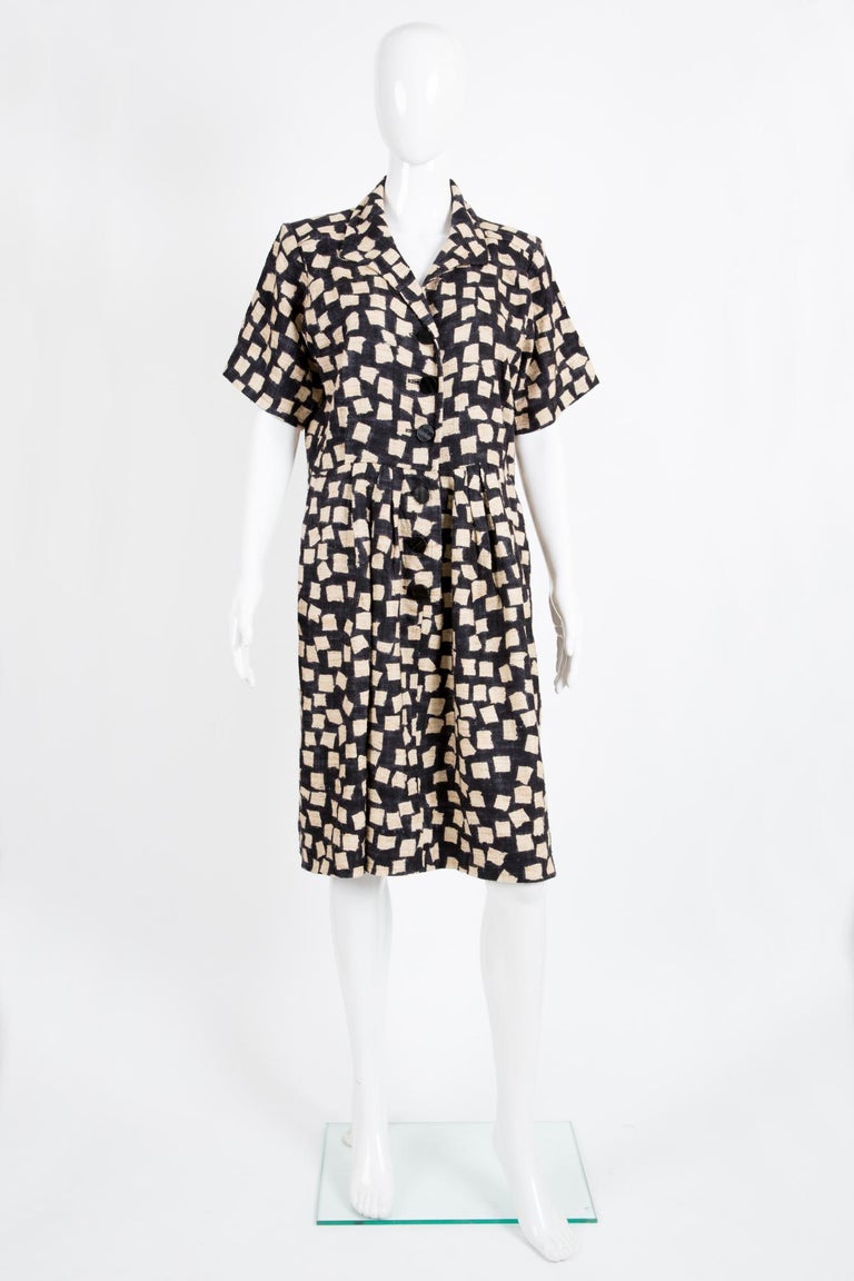 1994s YSL Catwalk Yves Saint Laurent Silk African Dress at 1stDibs