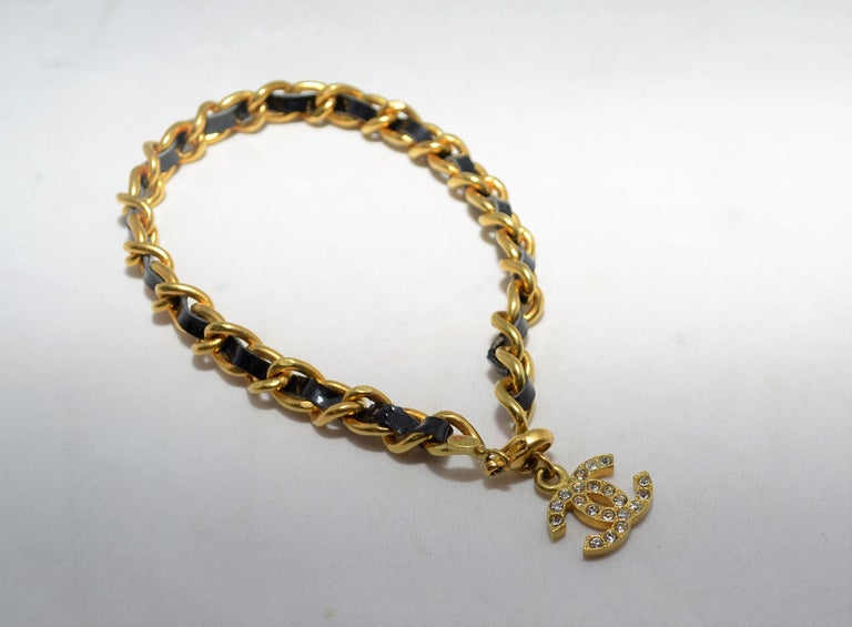 1995 Chanel Vintage Chain Anklet at 1stDibs | chanel anklet, 1995 ...