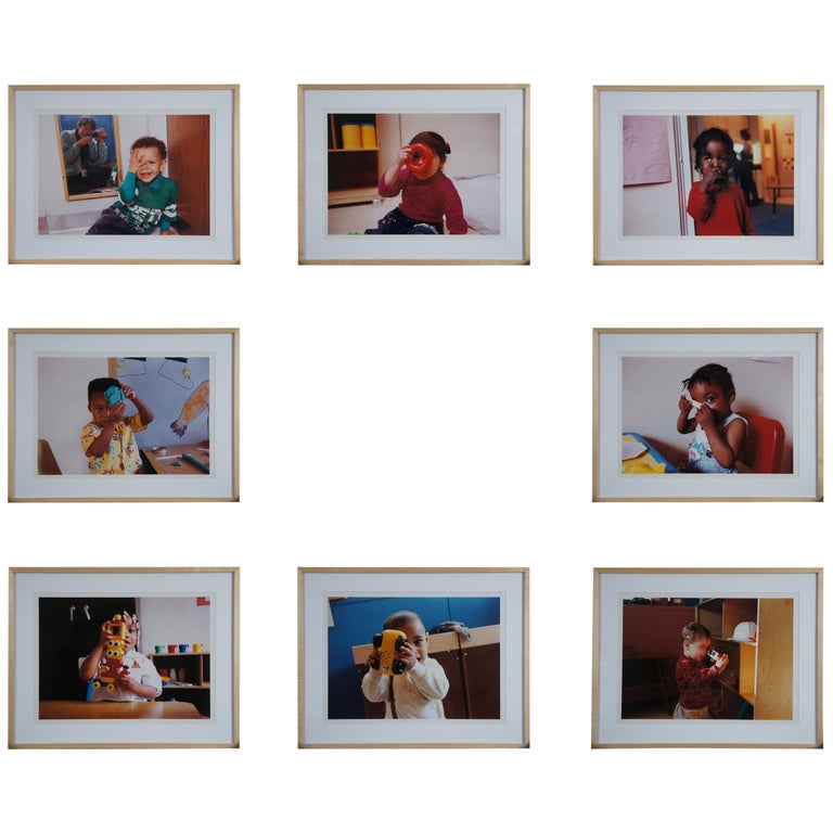 1995 Nancy Linn Early Child Photography Prints Toddlers Toys Art ...