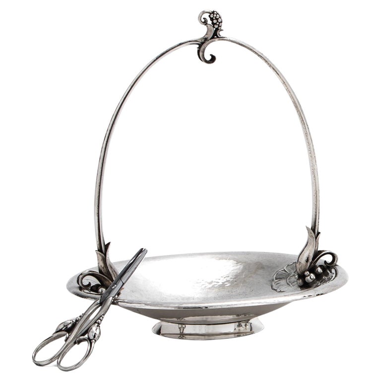 Georg Jensen Silversmithy 1997 Danish Silver Grape Stand by Harald ...