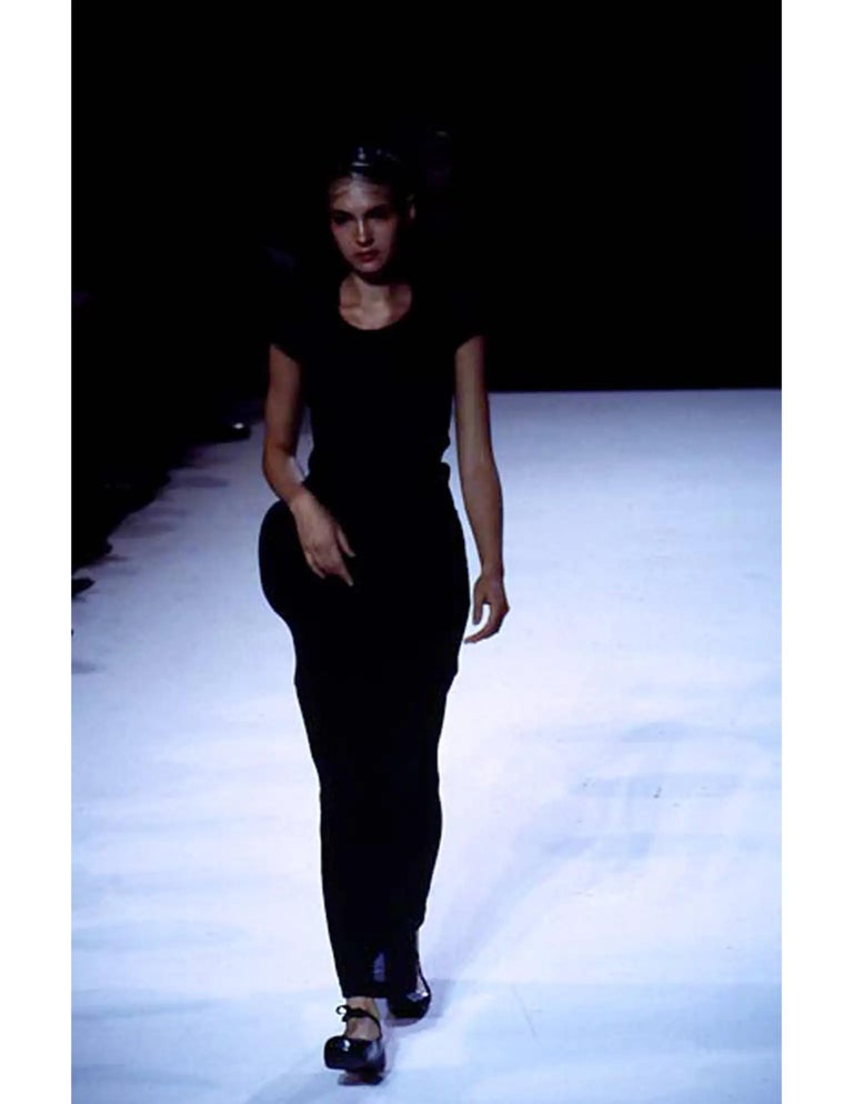 1997 COMME DES GARCONS black 'lumps and bumps' runway dress For Sale at ...