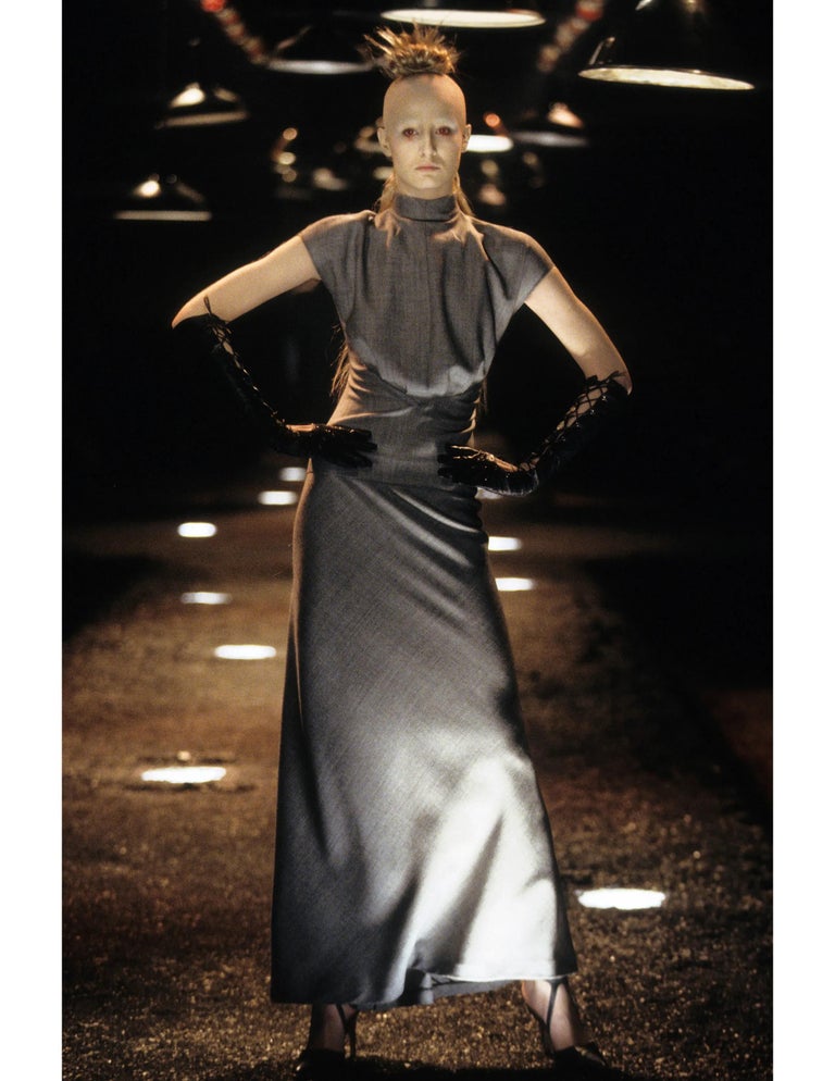 1998 ALEXANDER MCQUEEN 'Joan of Arc' RUNWAY dress For Sale at 1stDibs