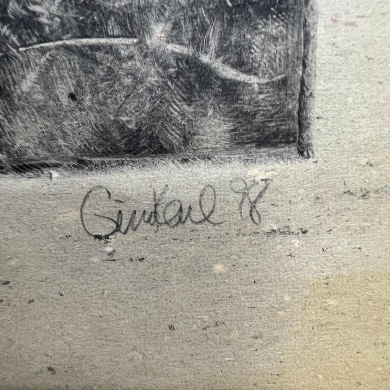 1998 Art by Gina Kail Monoprint Buffalo Metamorphosis 1:6 For Sale at ...