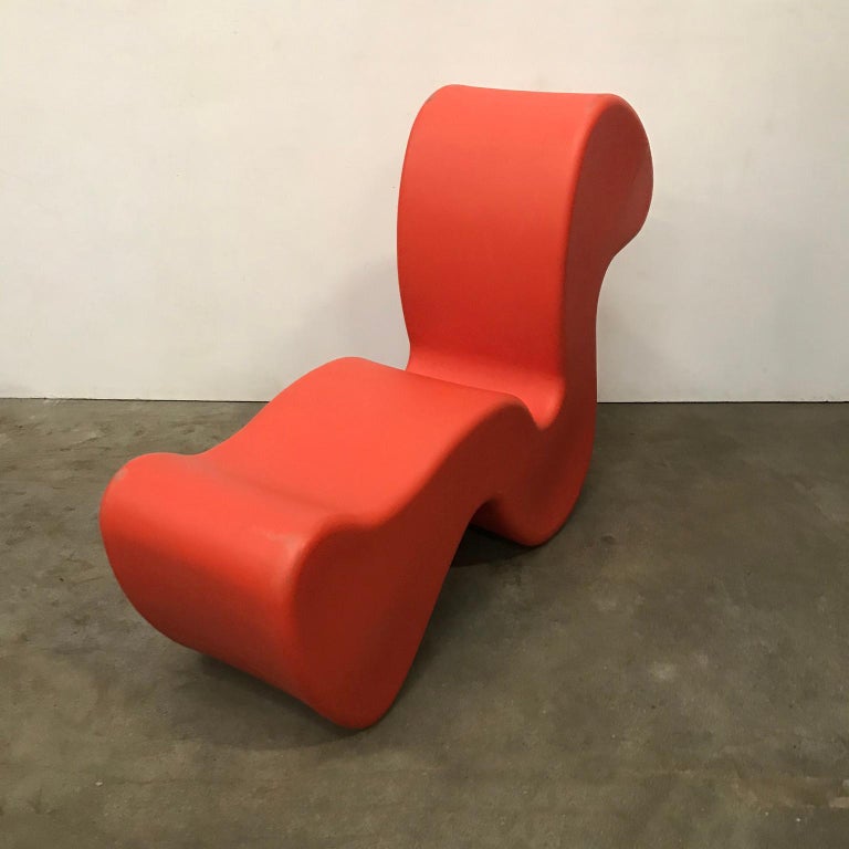 1998, Verner Panton, Orange Phantom Chair or Table For Sale at 1stDibs
