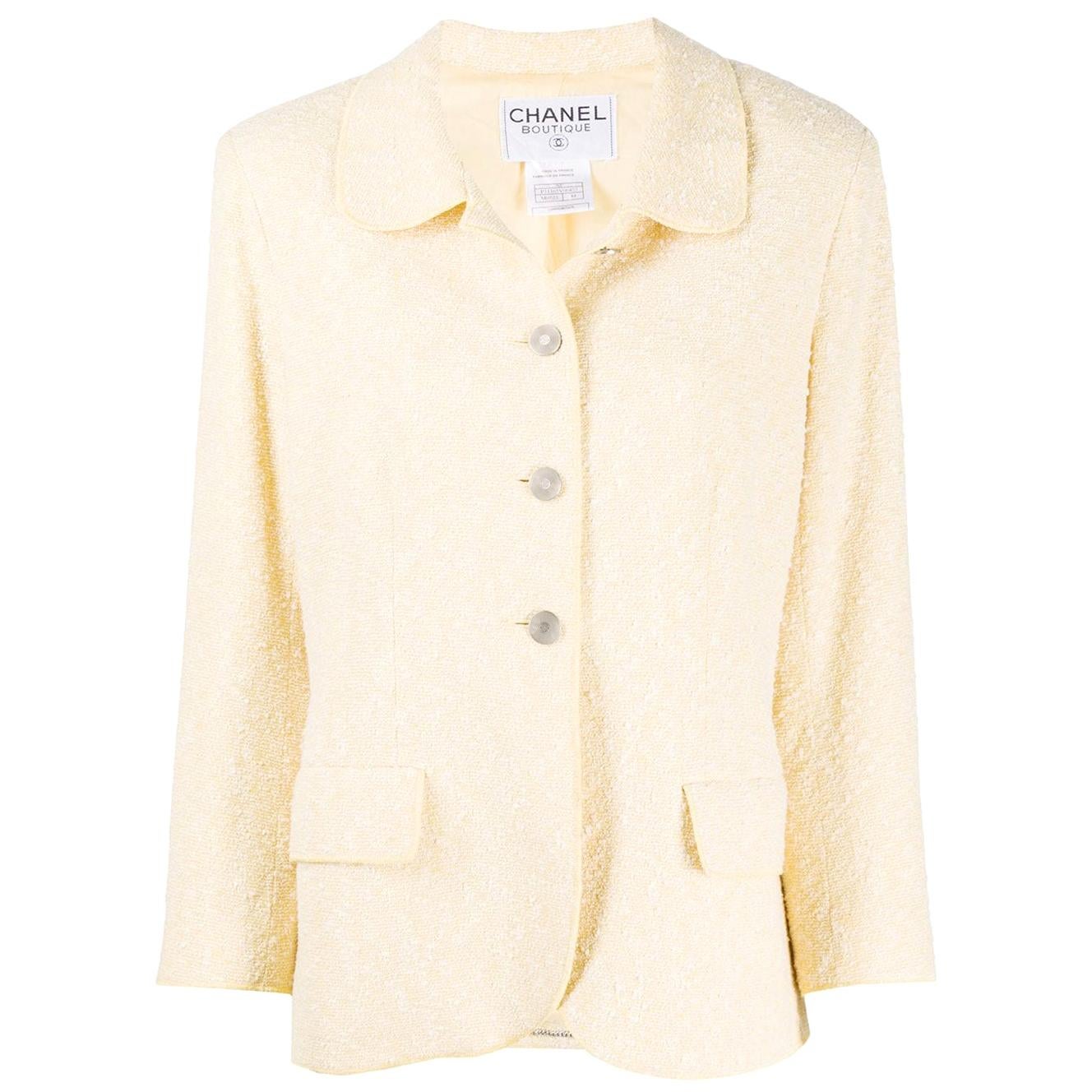 Chanel Collection 28 Terry Cloth Jacket at 1stDibs | chanel terry cloth ...
