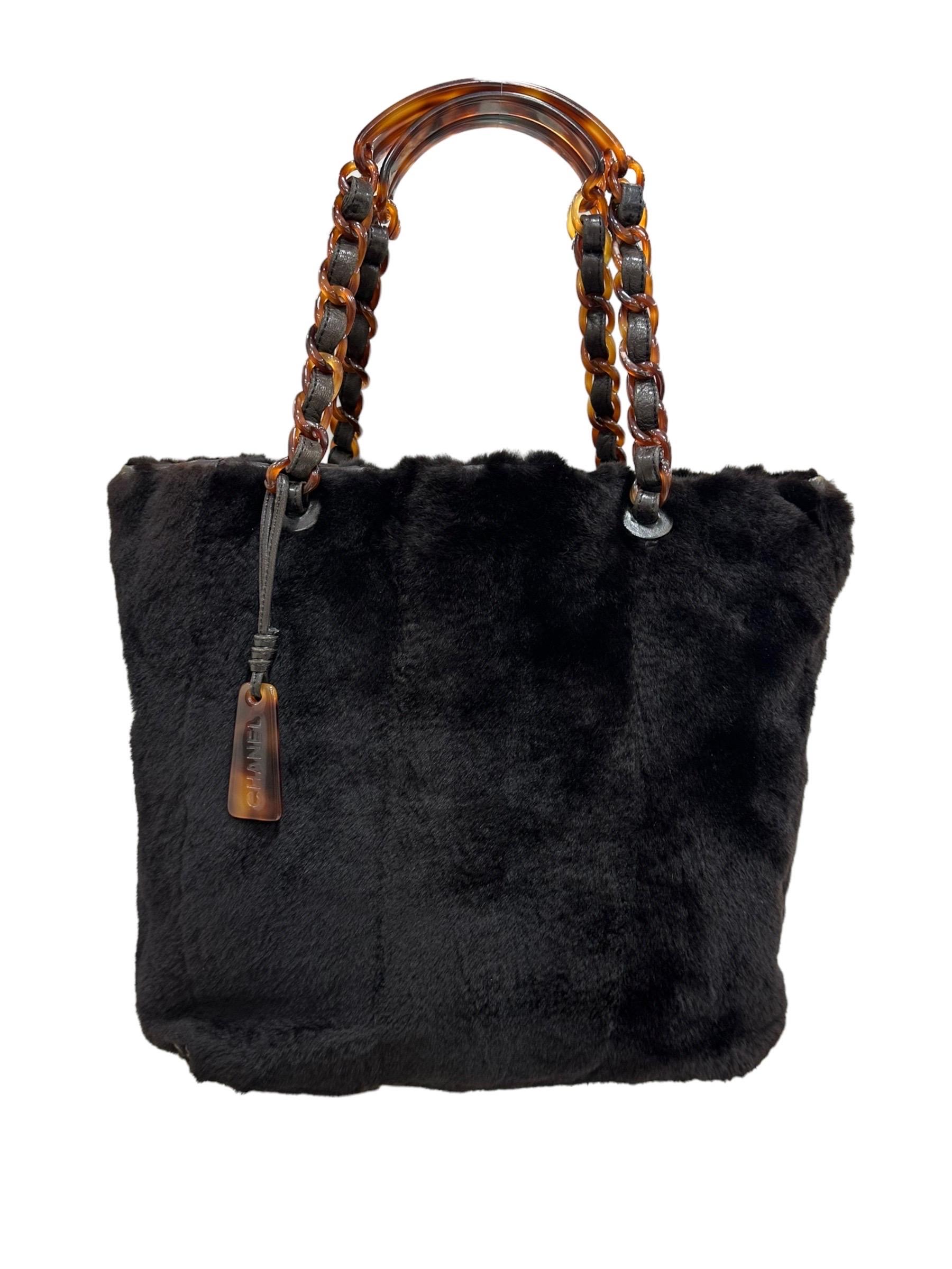 Chanel Coco Handle Shopping Tote Quilted Aged Calfskin Large at 1stDibs