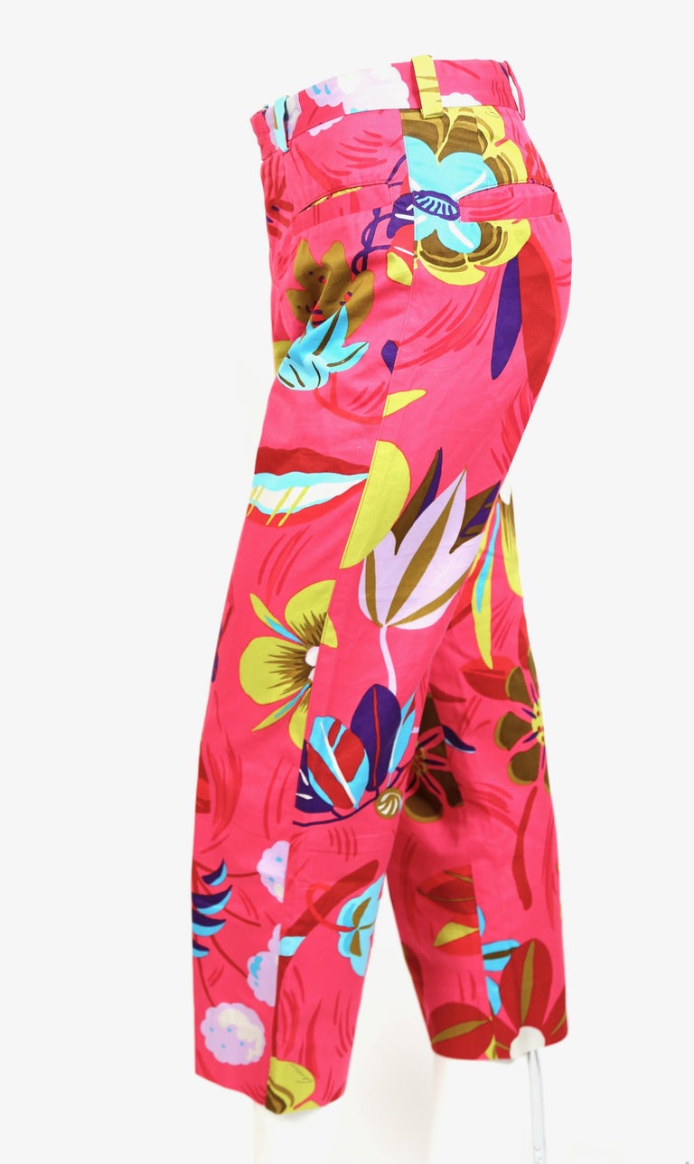 1999 TOM FORD for GUCCI floral printed runway pants at 1stDibs | tom ...
