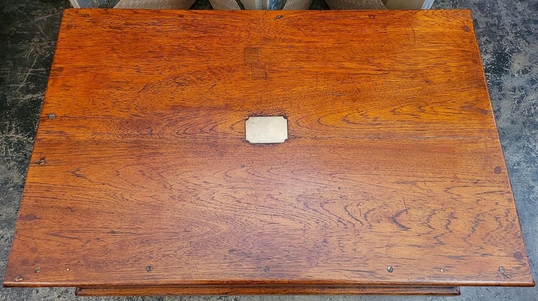 19C English Naval Captain's Sea Chest For Sale at 1stDibs