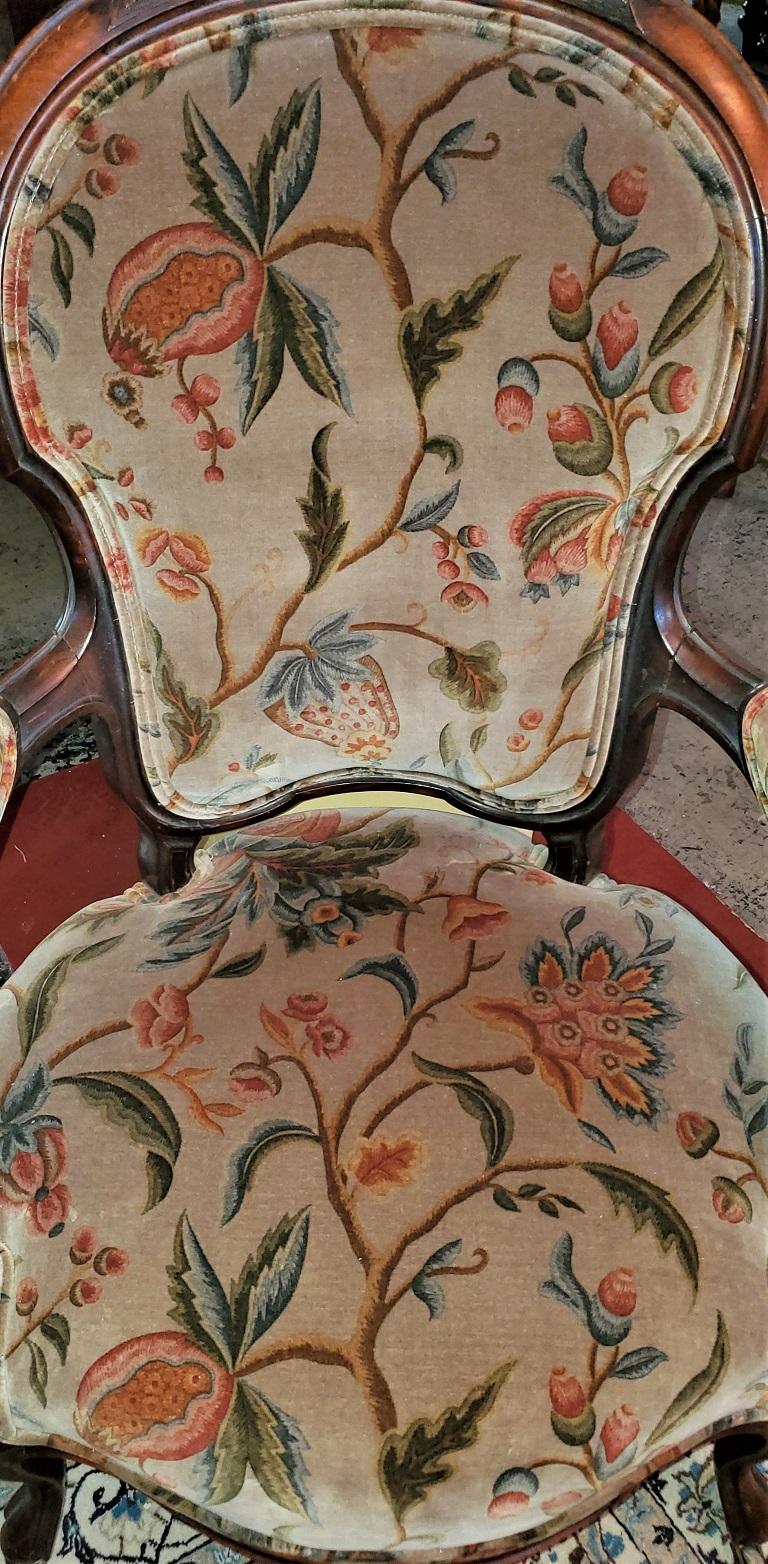 19th Century French Country Boudoir Armchair For Sale at 1stDibs