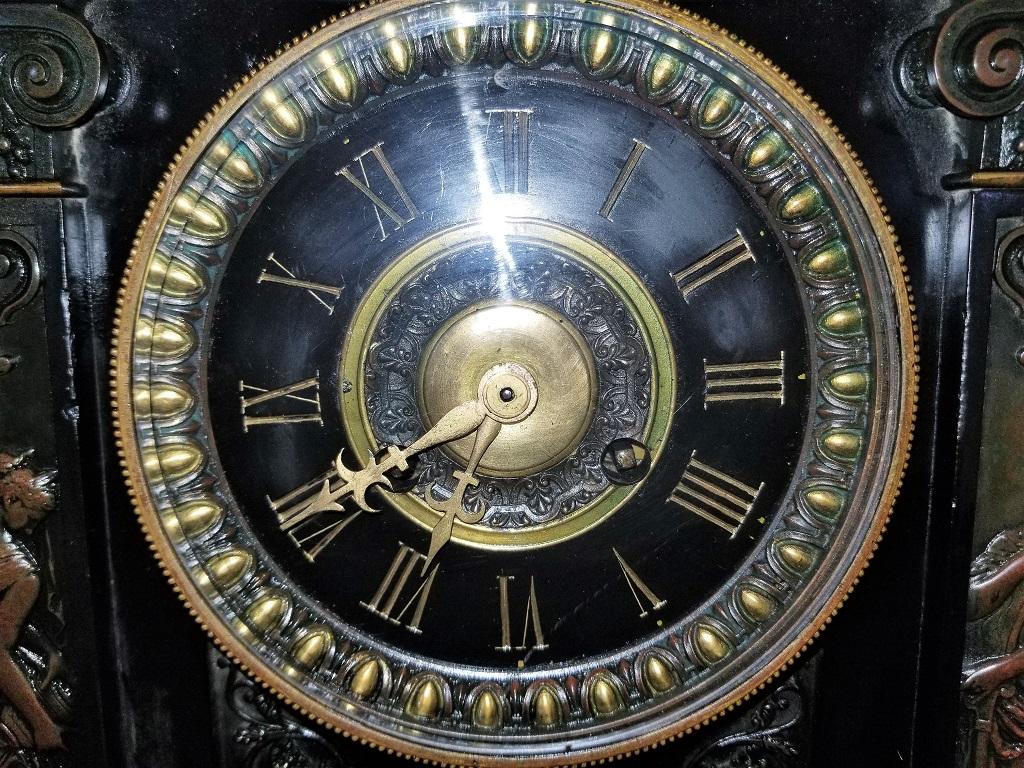 19th Century French Slate and Bronze Clock by Marti For Sale at 1stDibs ...