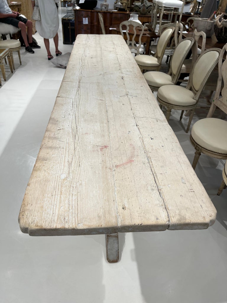 19c Italian Farm Table For Sale at 1stDibs