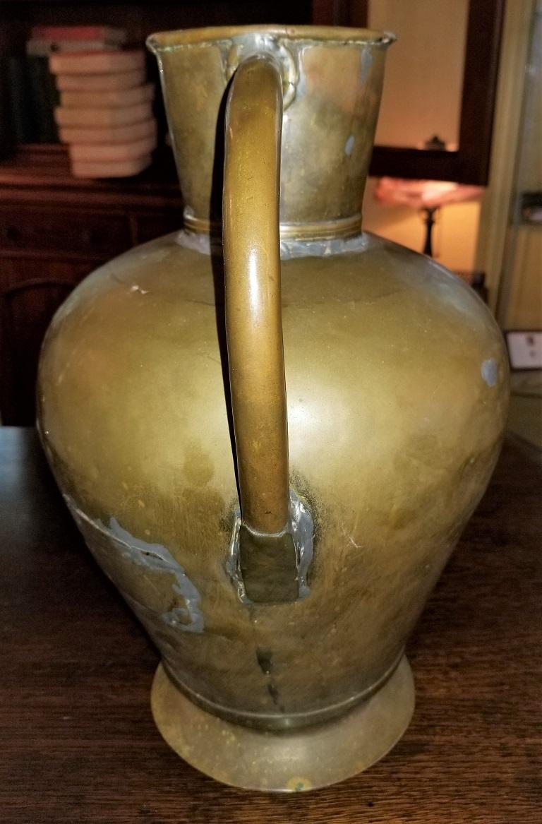 19th Century Large Civil War Era Bronze and Tin Pitcher For Sale at ...