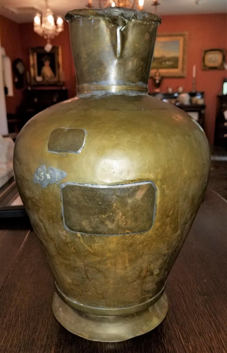 19th Century Large Civil War Era Bronze and Tin Pitcher For Sale at ...