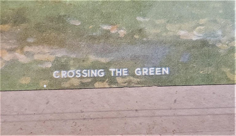 Pair of British Hunt Prints of The Meet on the Green and Crossing the ...