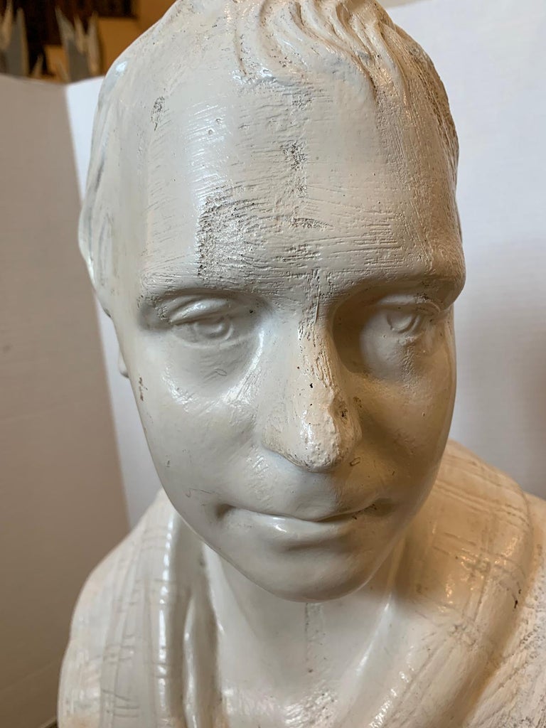19th-20th Century American Glazed Terracotta Bust of Robert Burns ...