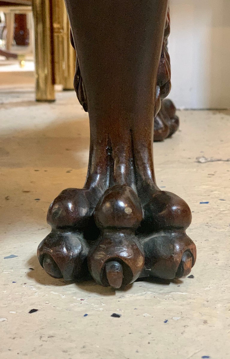 19th or 20th Century Empire Style Faux Partners or Writing Desk Having ...