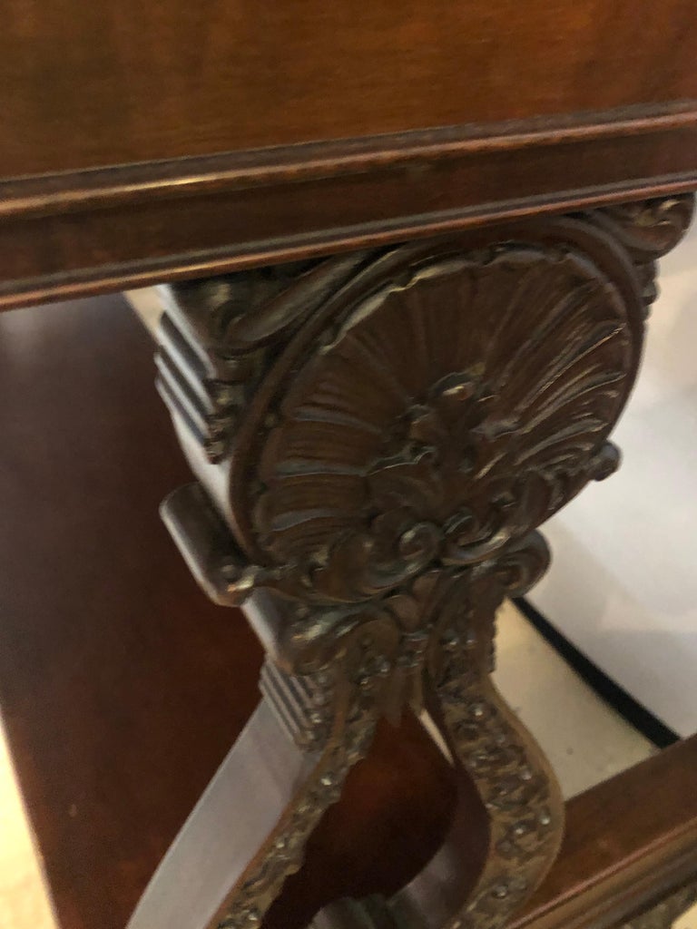 19th or 20th Century Empire Style Faux Partners or Writing Desk Having ...