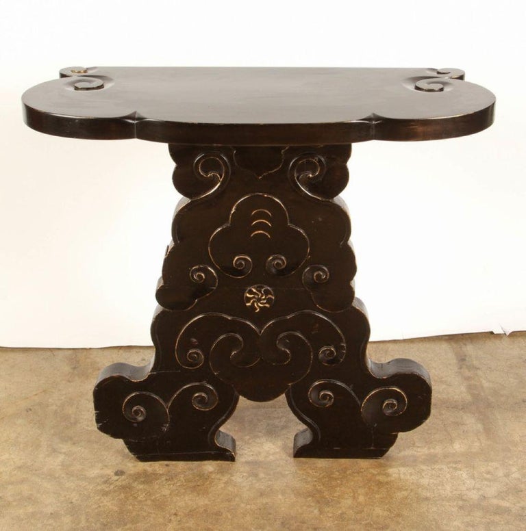 19th C. Architectural Chinese "Cloud" Console For Sale at 1stDibs