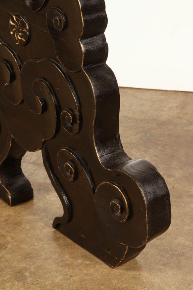 19th C. Architectural Chinese "Cloud" Console For Sale at 1stDibs