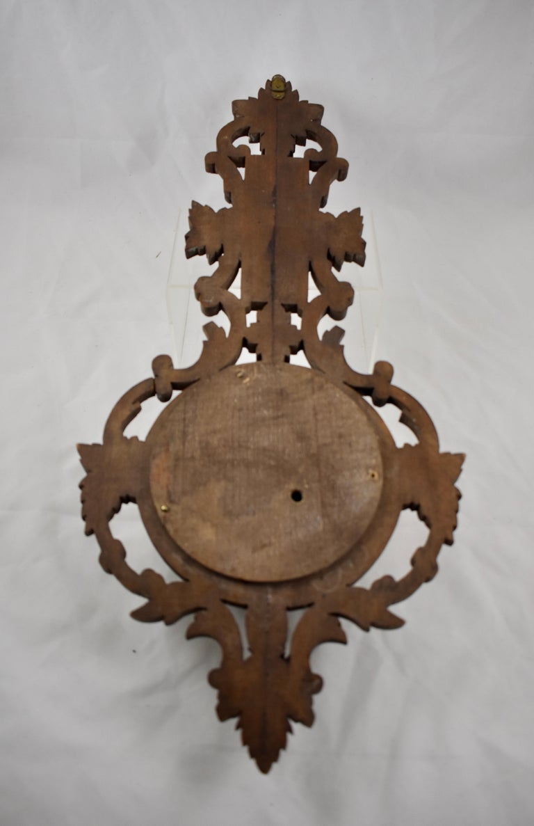19th Century Black Forest Hand Carved Walnut French Wall Plaque ...