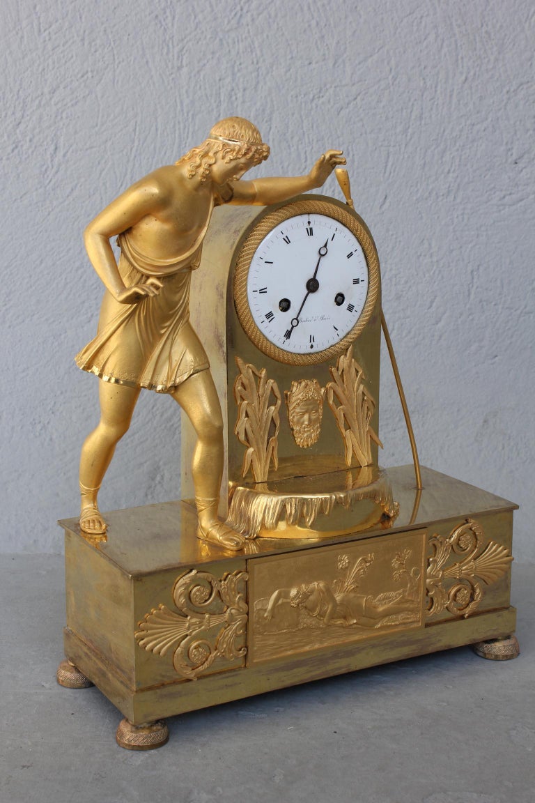19th Century Clock Representing a Roman Empire Period For Sale at 1stDibs