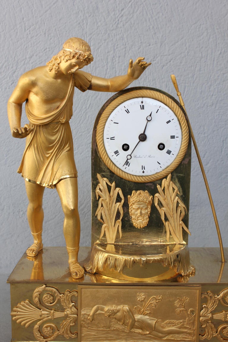 19th Century Clock Representing a Roman Empire Period For Sale at 1stDibs