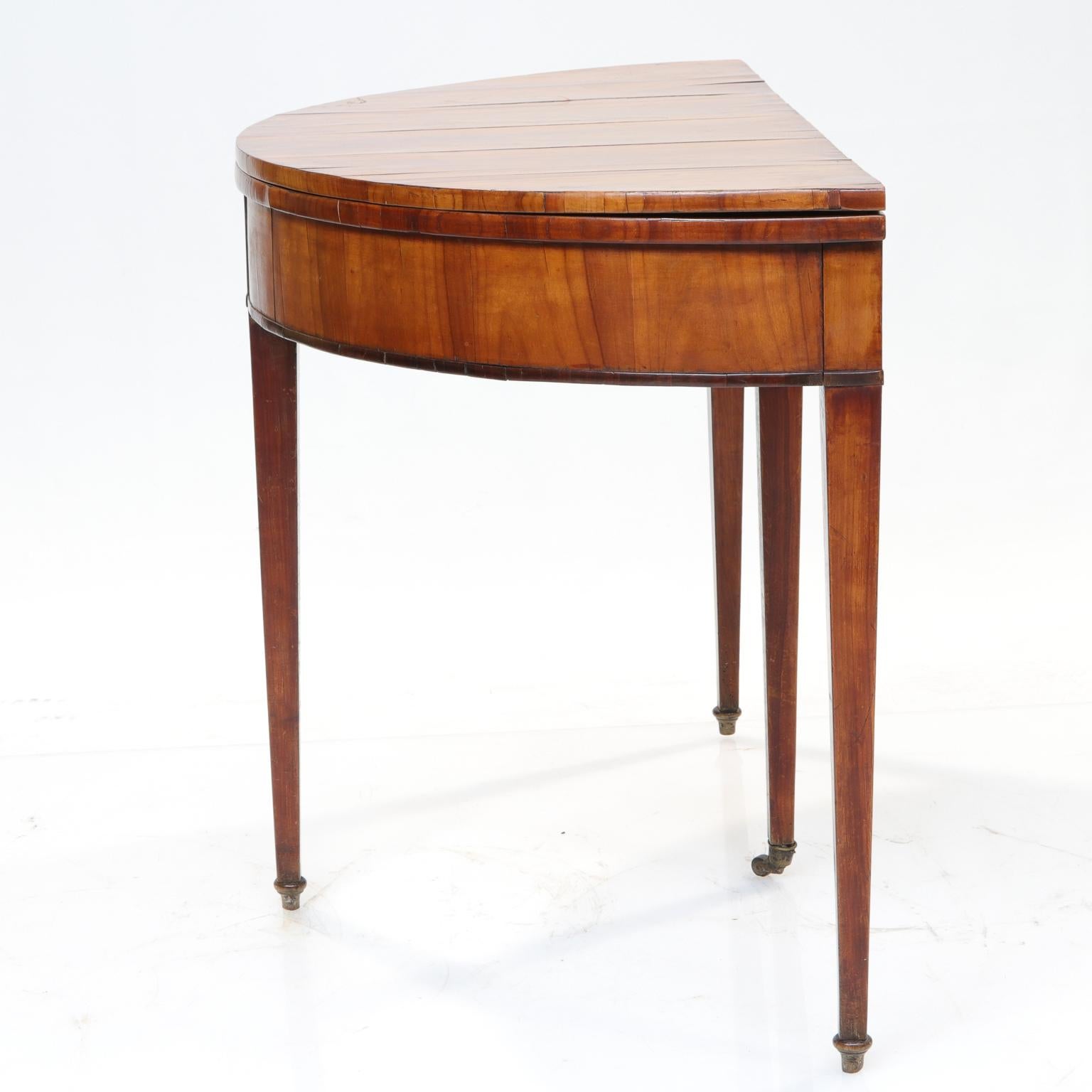 19th Century Demi-Lune Flip Top Console at 1stDibs