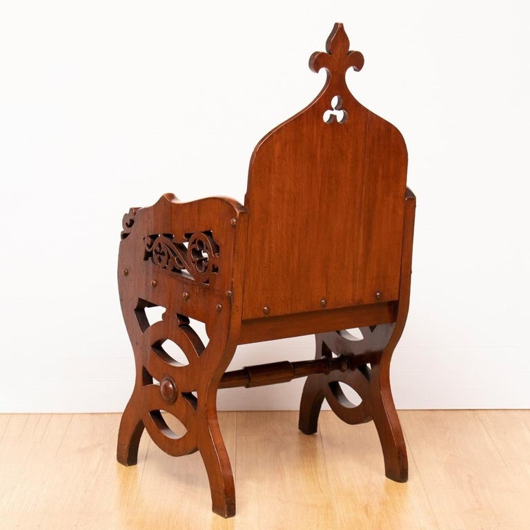 19th Century Ecclesiastical Gothic Revival Priests' Chair at 1stDibs ...