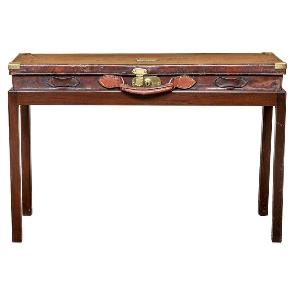 19th c. English William IV Wig Stand With Wig For Sale at 1stDibs