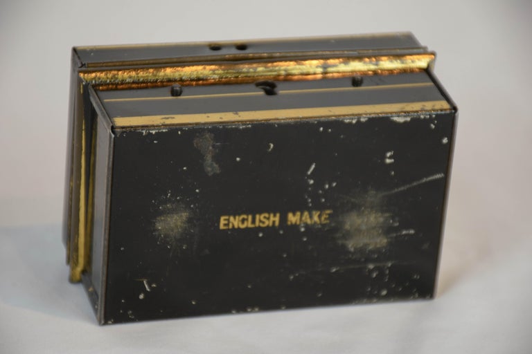 19th Century English Metal Cash Box at 1stDibs