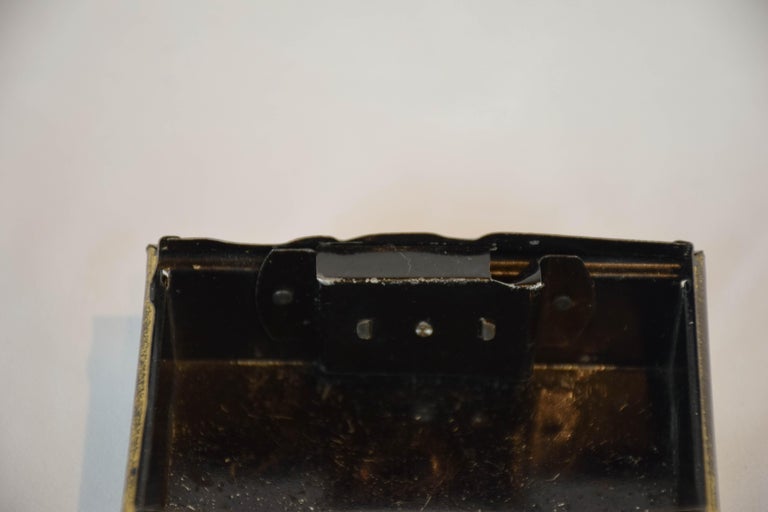 19th Century English Metal Cash Box at 1stDibs