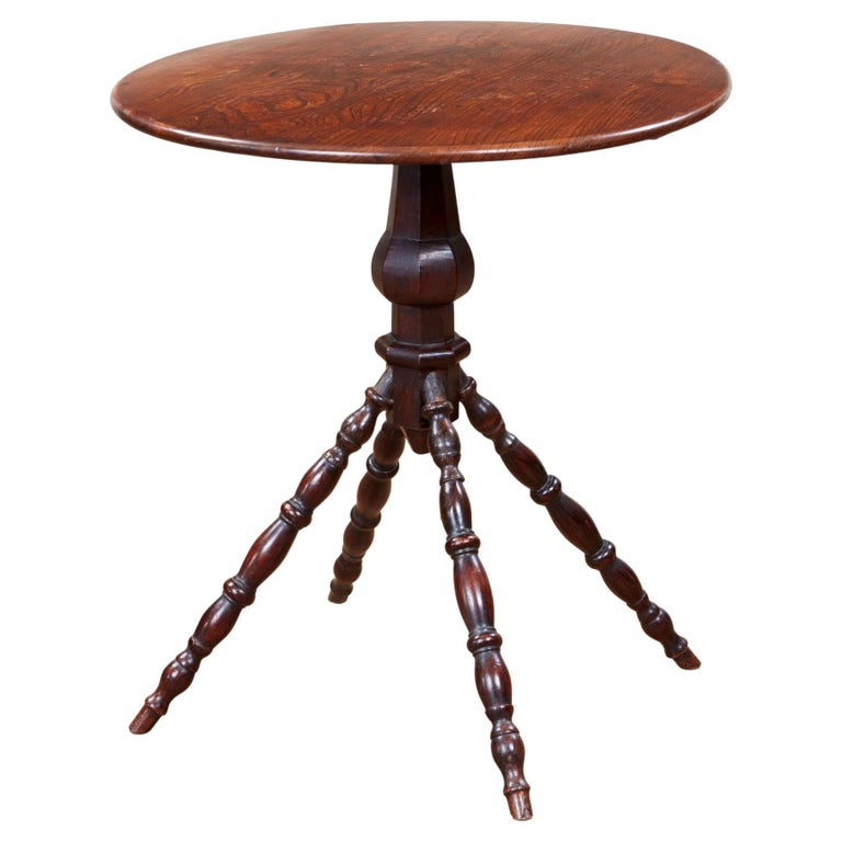 19th C. English Spindle Table For Sale at 1stDibs