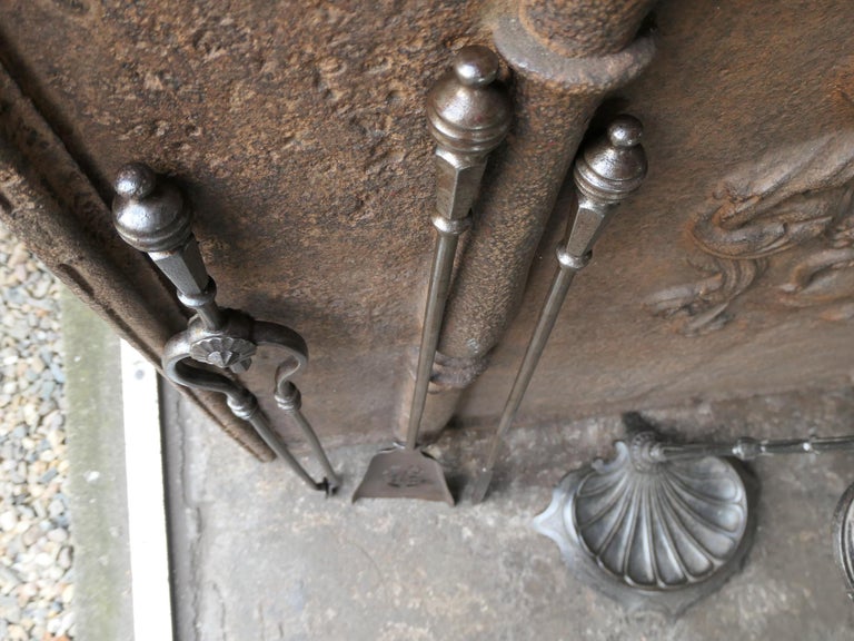 19th C. English Victorian Fire Companion Set For Sale at 1stDibs