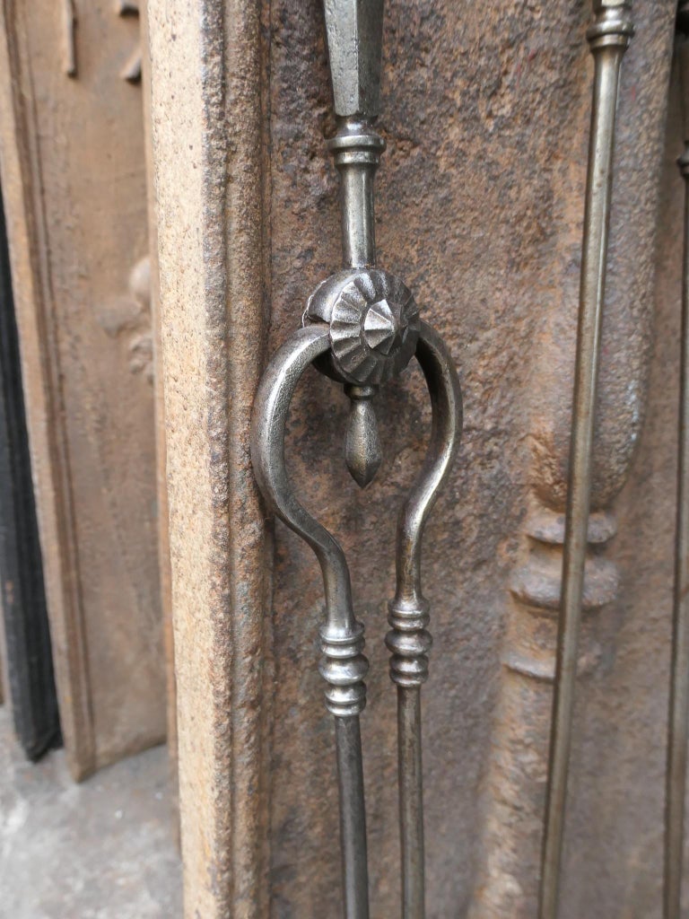 19th C. English Victorian Fire Companion Set For Sale at 1stDibs