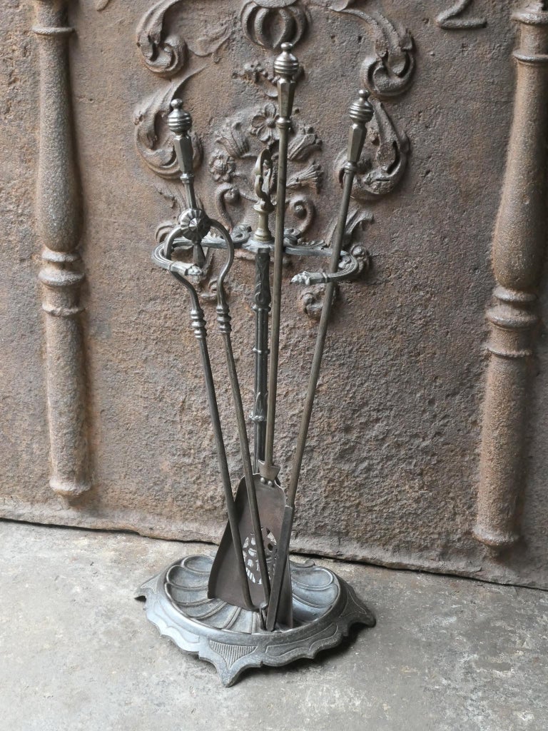 19th C. English Victorian Fire Companion Set For Sale at 1stDibs