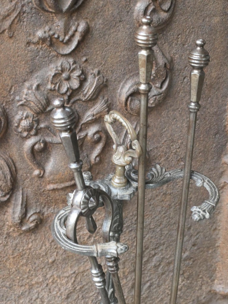 19th C. English Victorian Fire Companion Set For Sale at 1stDibs