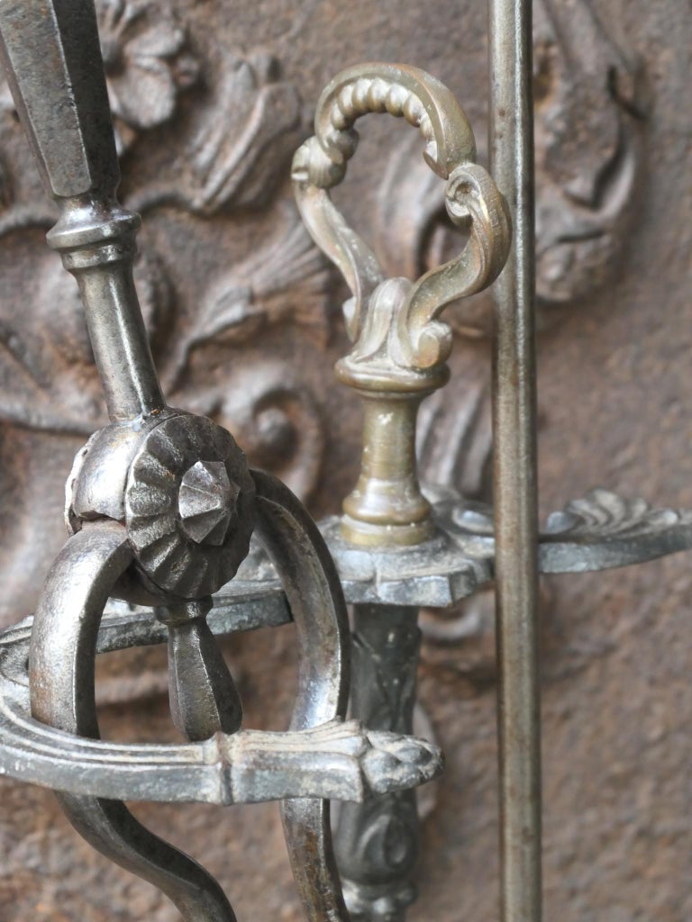 19th C. English Victorian Fire Companion Set For Sale at 1stDibs