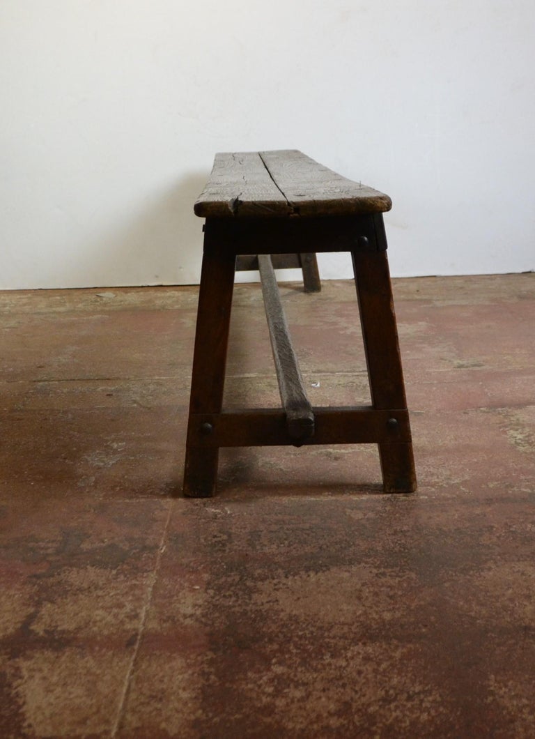 19th Century Extra-Long Bench at 1stDibs