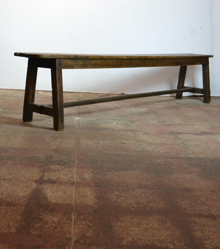 19th Century Extra-Long Bench at 1stDibs