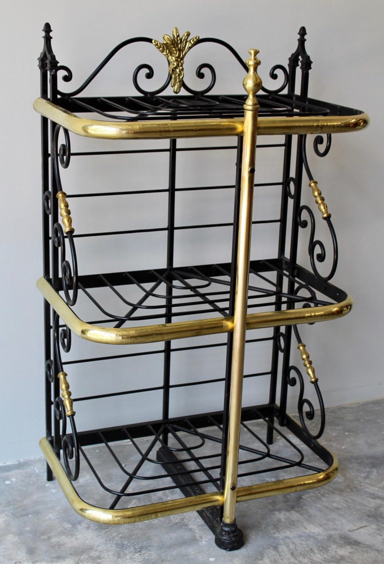 19th Century French Counter Top Bakers Rack at 1stDibs