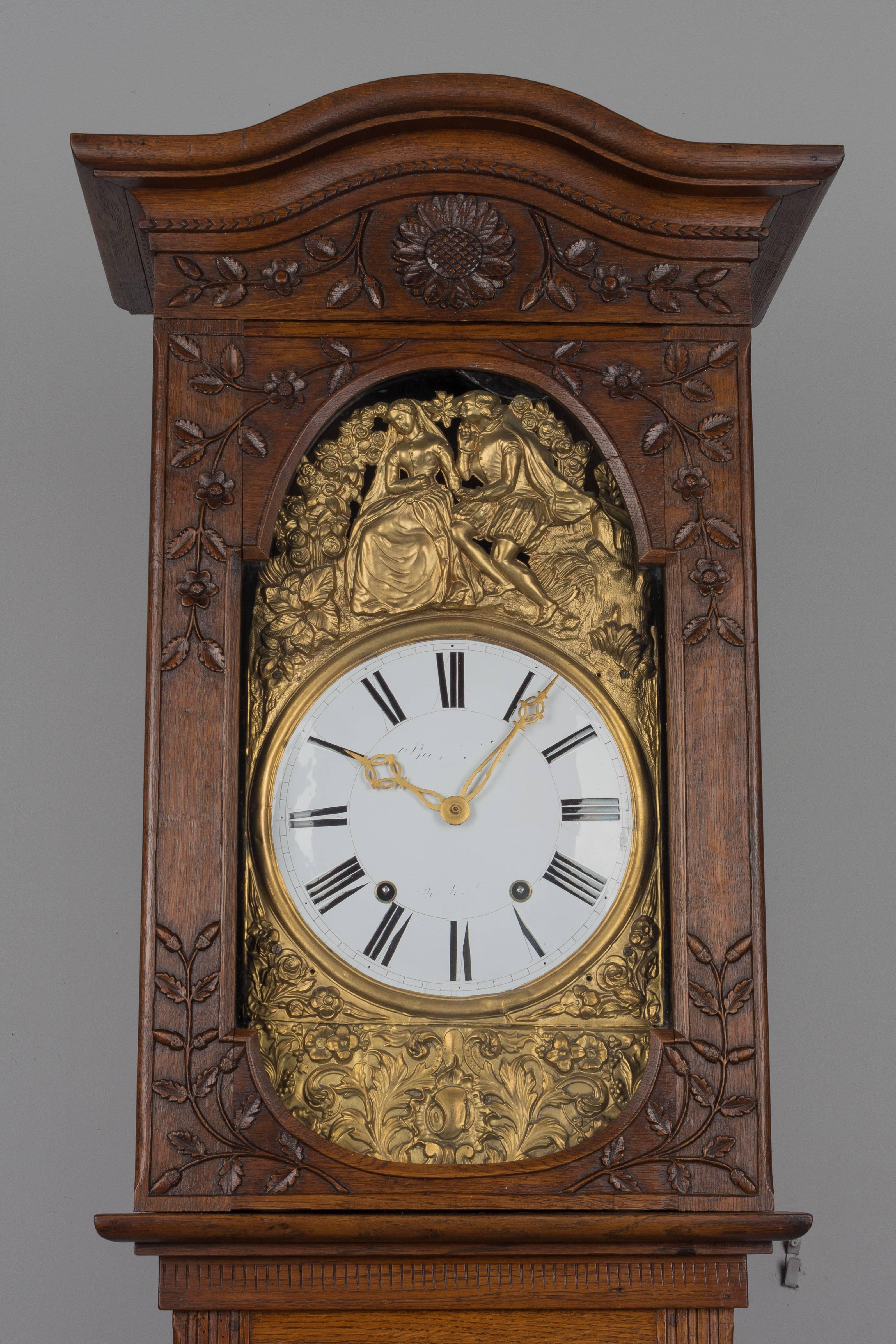 19th Century French Horloge de Parquet or Tall Case Clock at 1stDibs ...