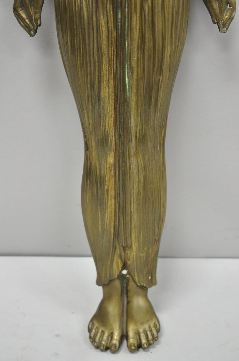 French Neoclassical Cast Bronze Figural Female Ormolu Furniture Mount ...