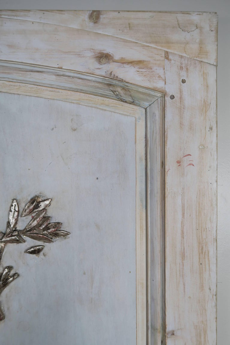 19th Century French Painted and Silver Gilt Panel at 1stDibs