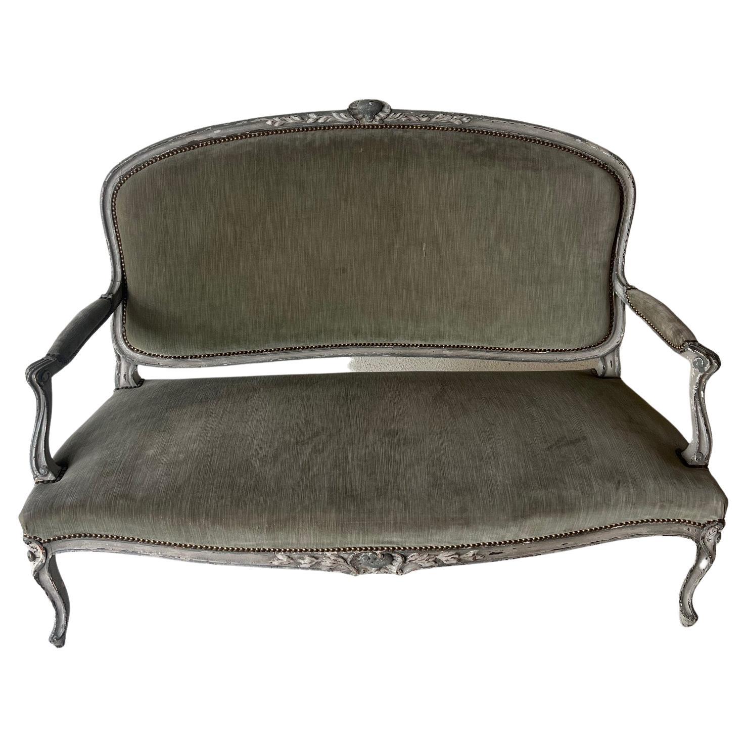 Small French Settee at 1stDibs