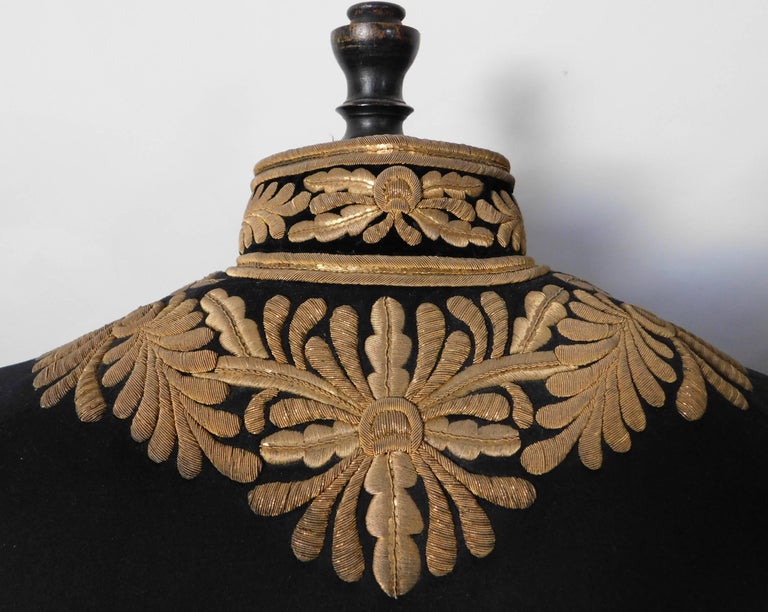 Gold Bullion Embroidered British Diplomatic Tailcoat and French ...