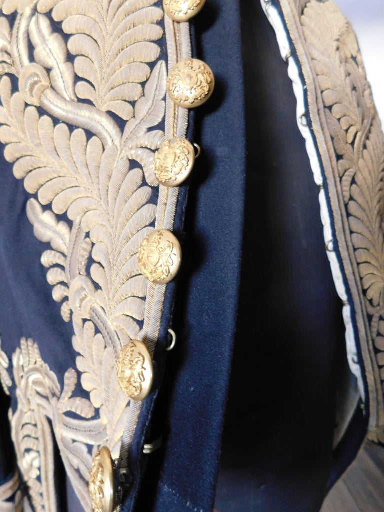 Gold Bullion Embroidered British Diplomatic Tailcoat and French ...