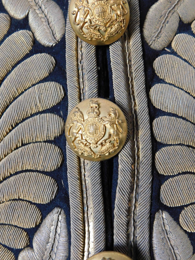 Gold Bullion Embroidered British Diplomatic Tailcoat and French ...