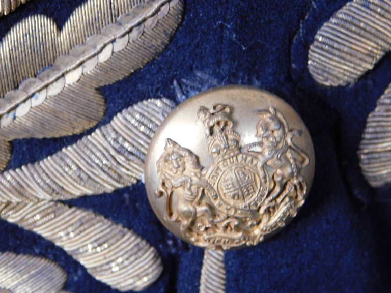 Gold Bullion Embroidered British Diplomatic Tailcoat and French ...