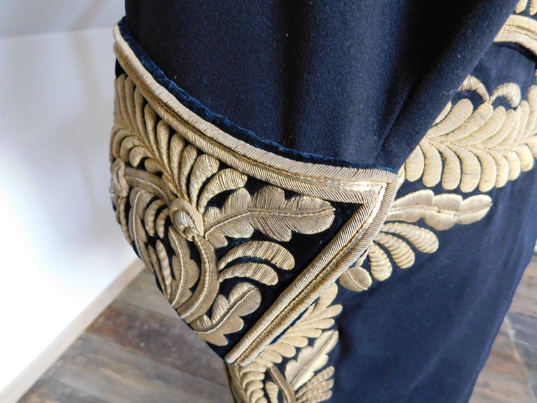Gold Bullion Embroidered British Diplomatic Tailcoat and French ...
